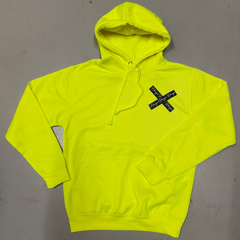 Neon Yellow X Tape – Huge kleding